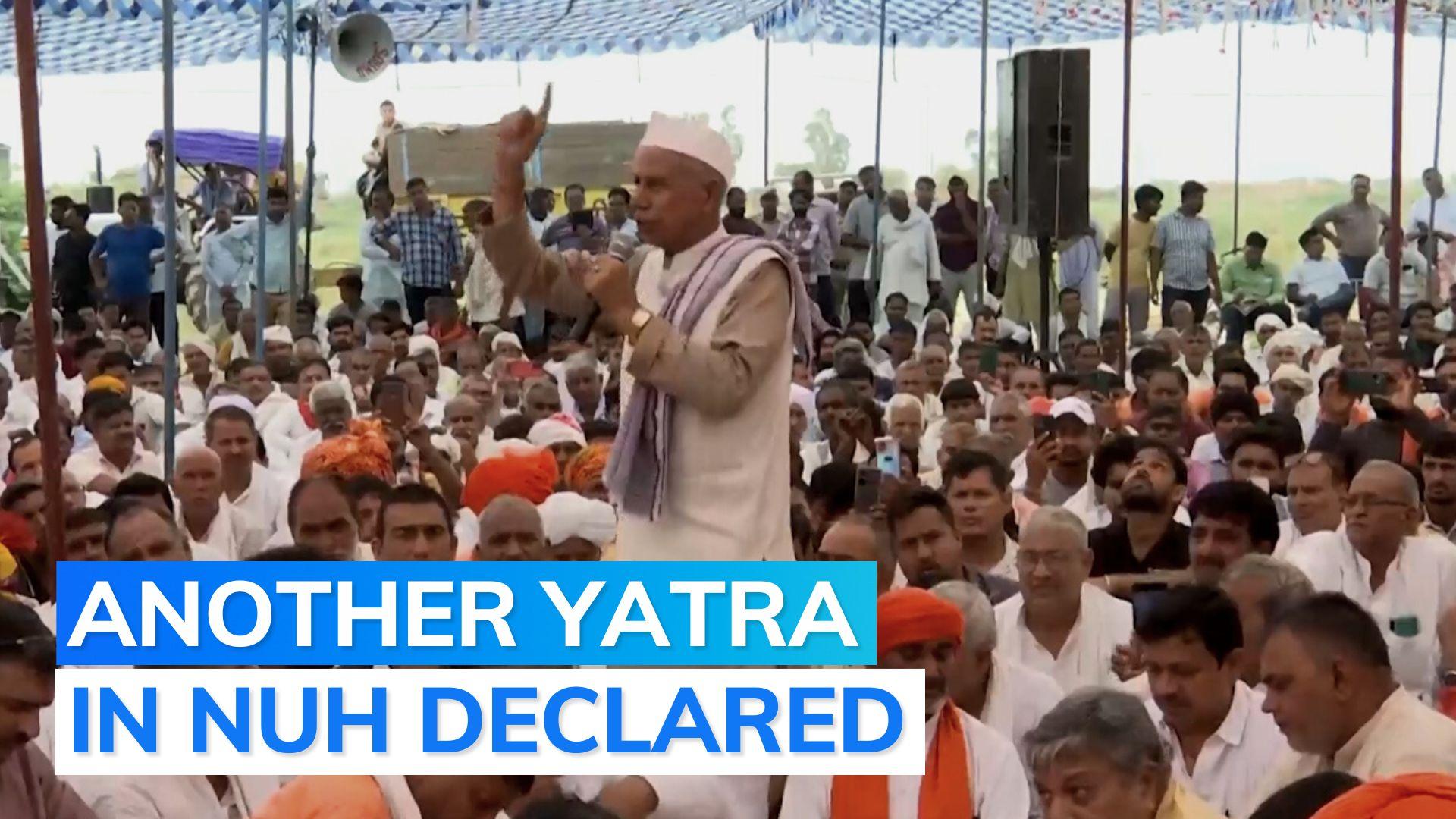 Nuh violence | VHP Yatra to resume on August 28, announces Mahapanchayat‘ by Hindu outfits ...
