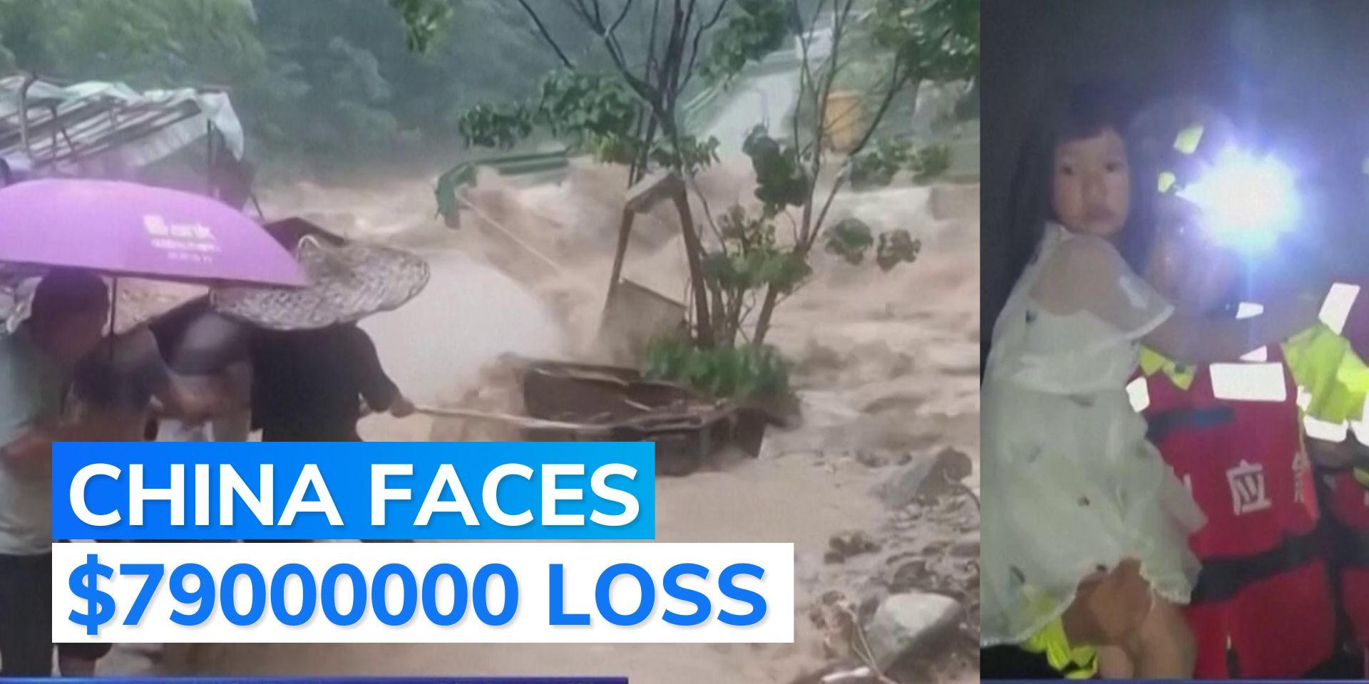 Floods in China: Worst in 50 years in Zhenba; over 10,000 evacuated in ...