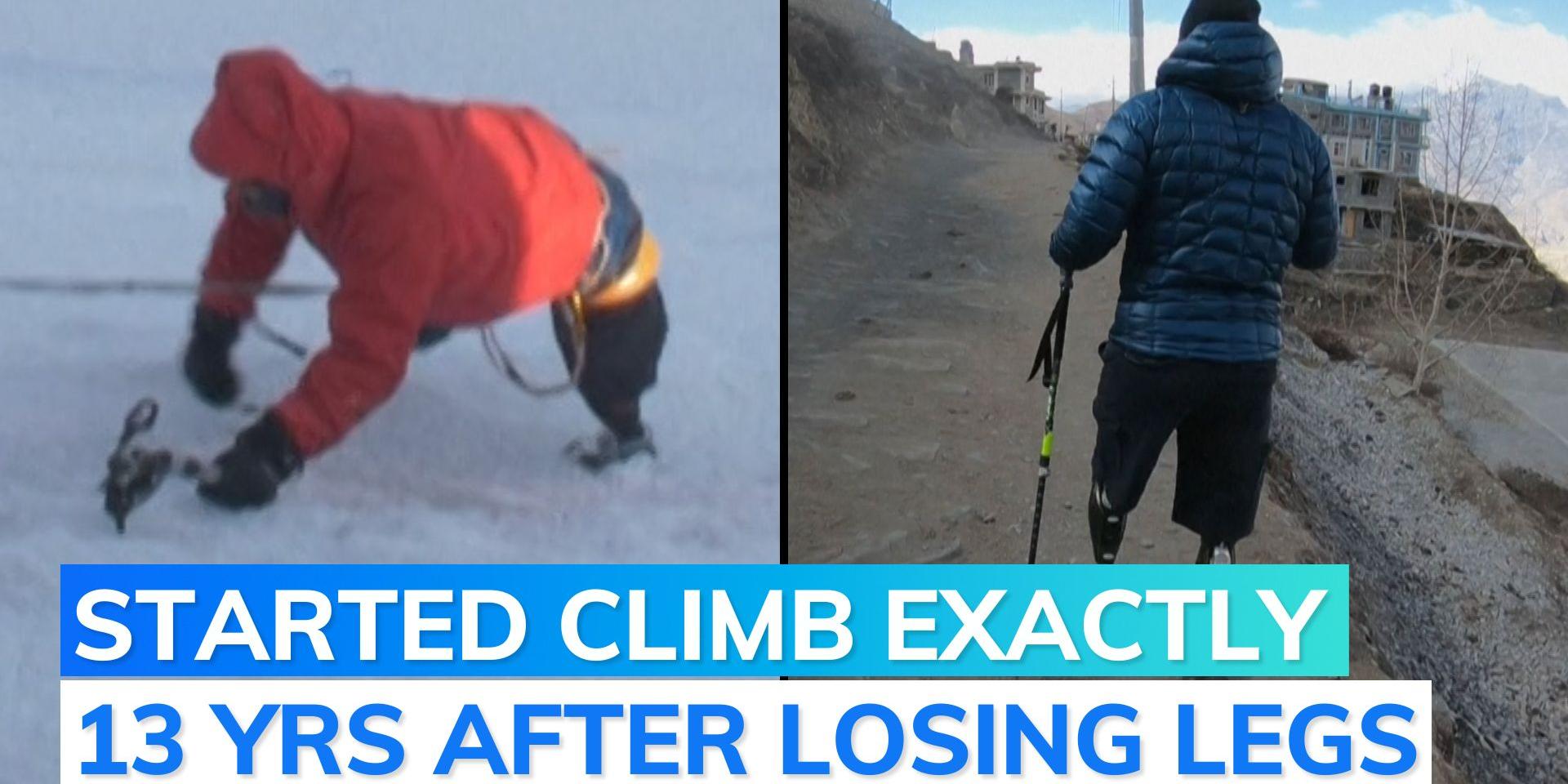 Mount Everest: ex-soldier, who lost both legs, successfully climbs ...