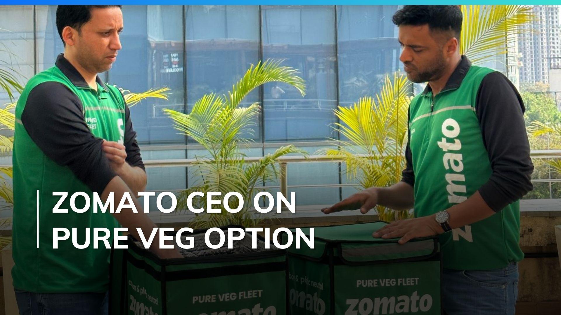 Zomato‘s CEO responds: ’Pure Veg‘ fleet launched after survey | Editorji