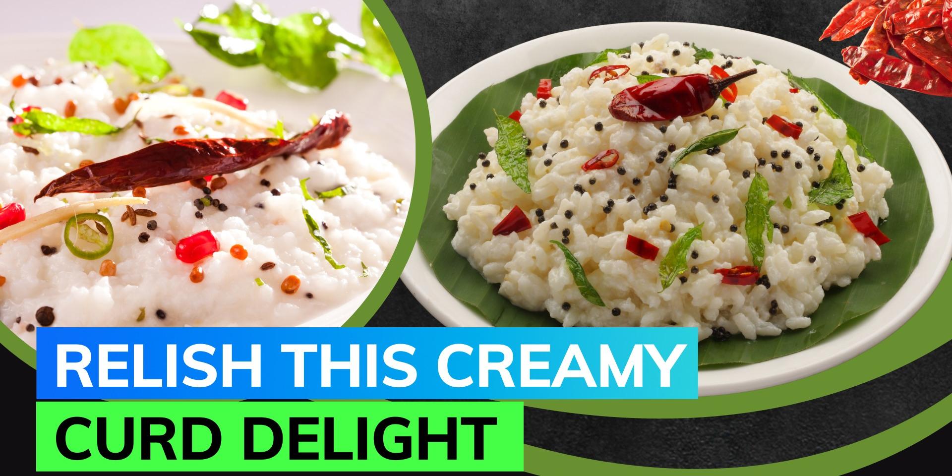 Savor the health benefits of curd rice with this super easy 3 step ...