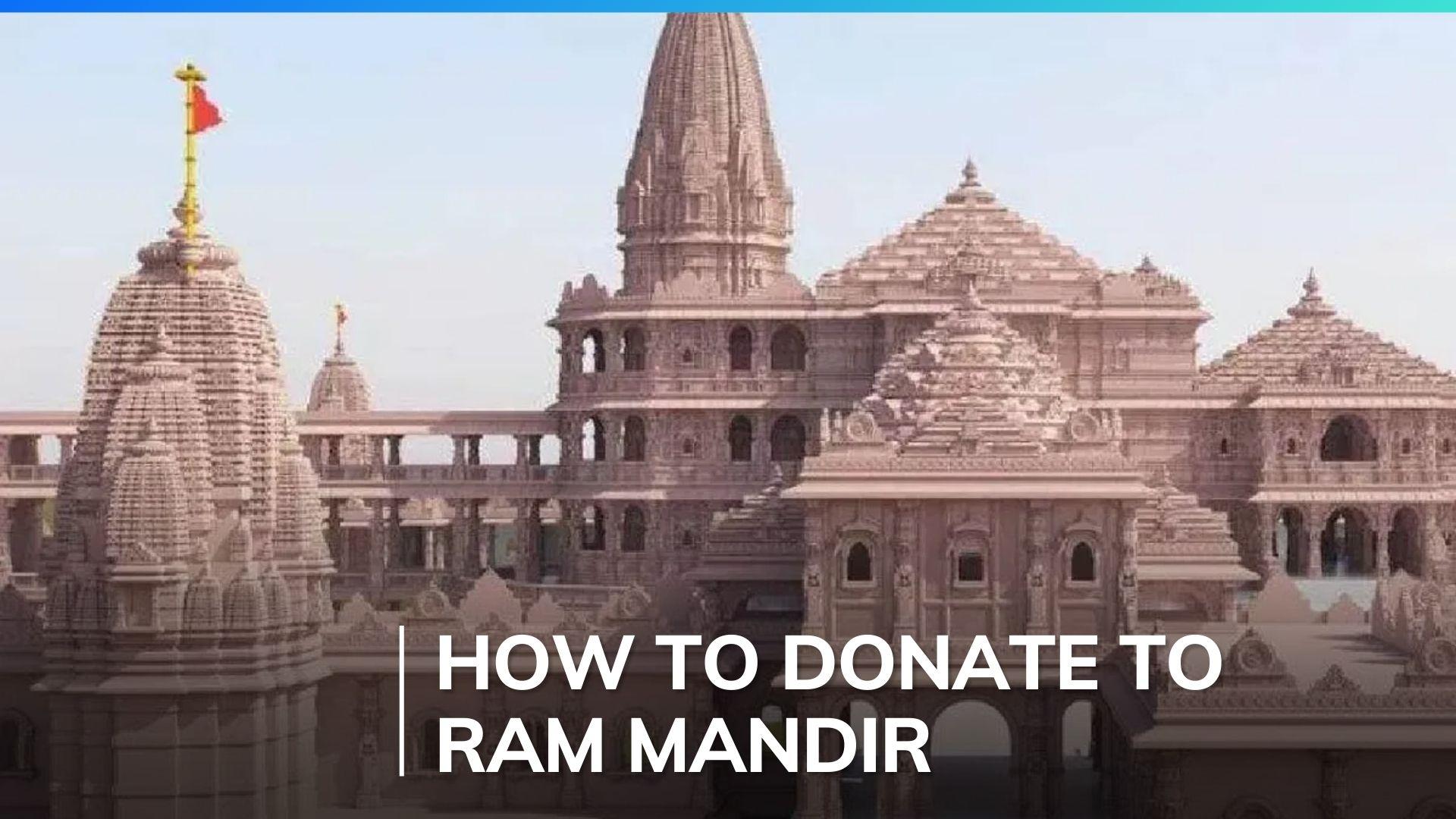 Ayodhya‘s Ram Temple donations surge: Check out ways to contribute | Editorji