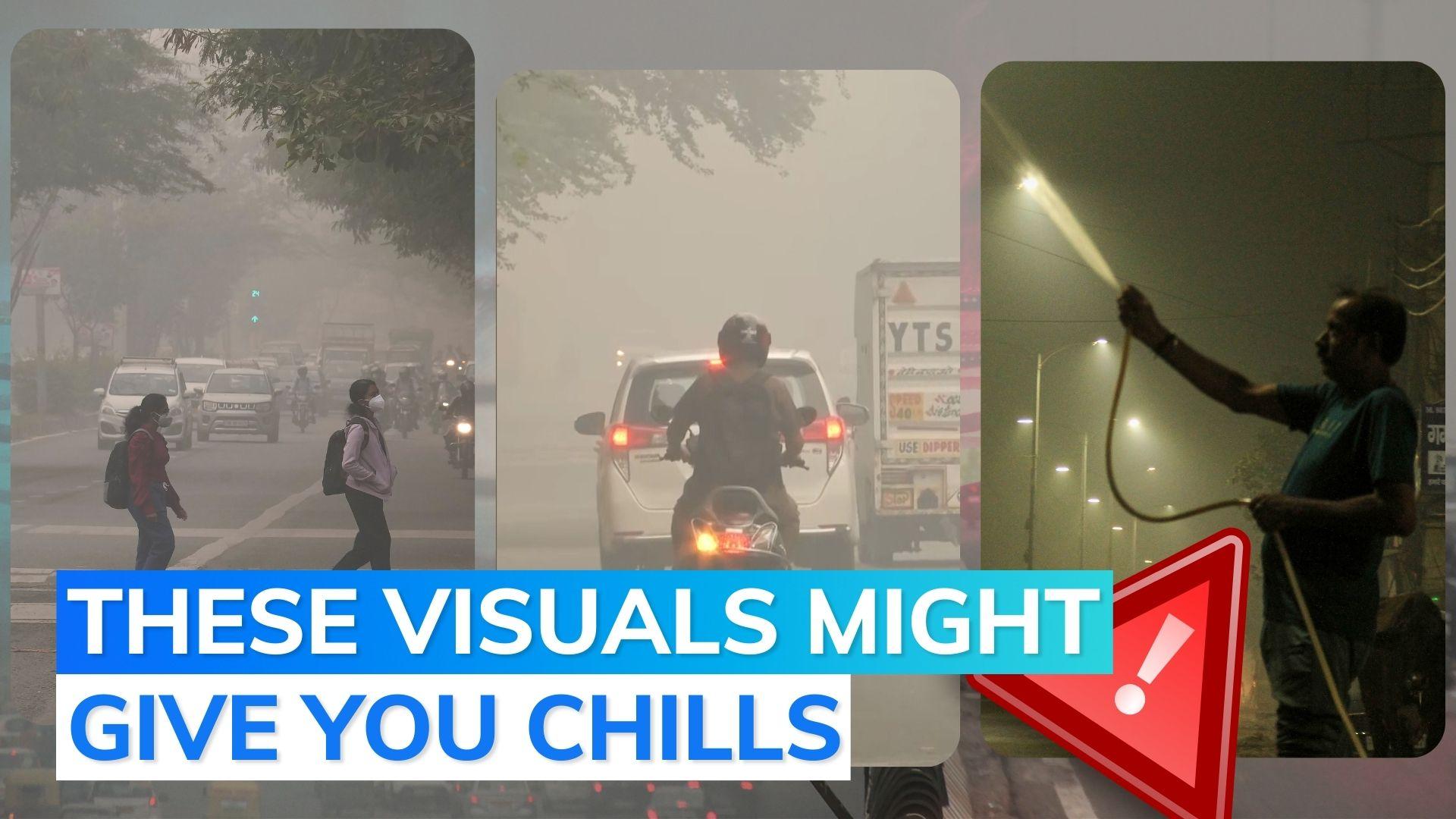 Delhi air pollution: scary visuals of thick blanket of smog might make ...