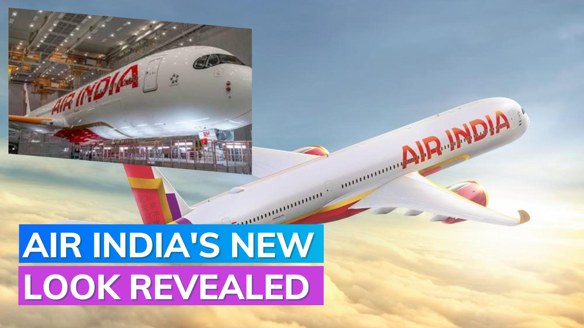 Air India shares redesigned aircraft‘s pictures following logo ...