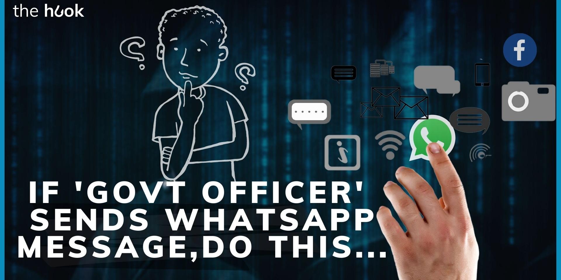 WhatsApp scams target IAS, police officers: 3 types of frauds ...