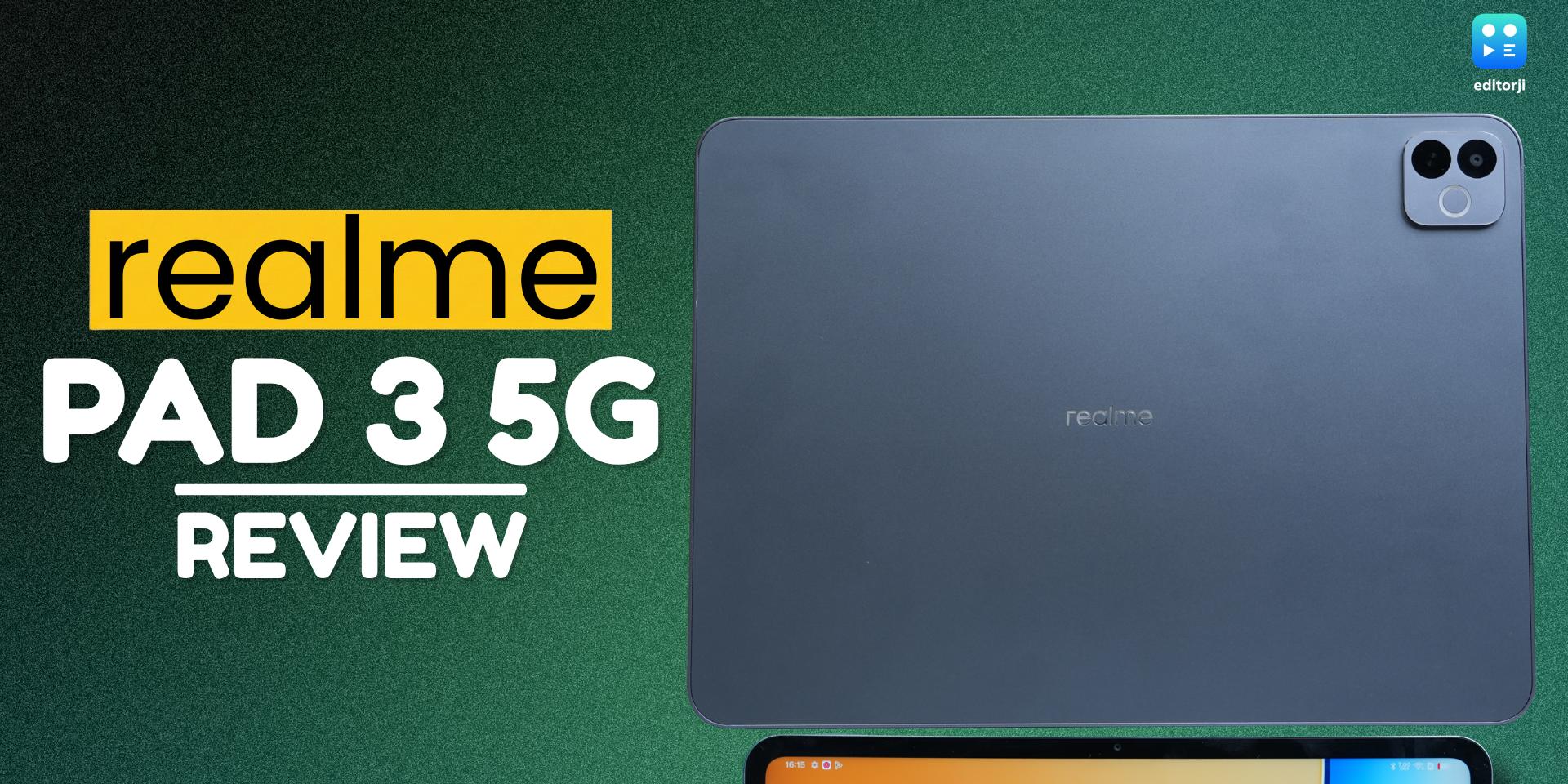 Realme Pad 3 5G Review: A Productivity-Focused Android Tablet | Editorji