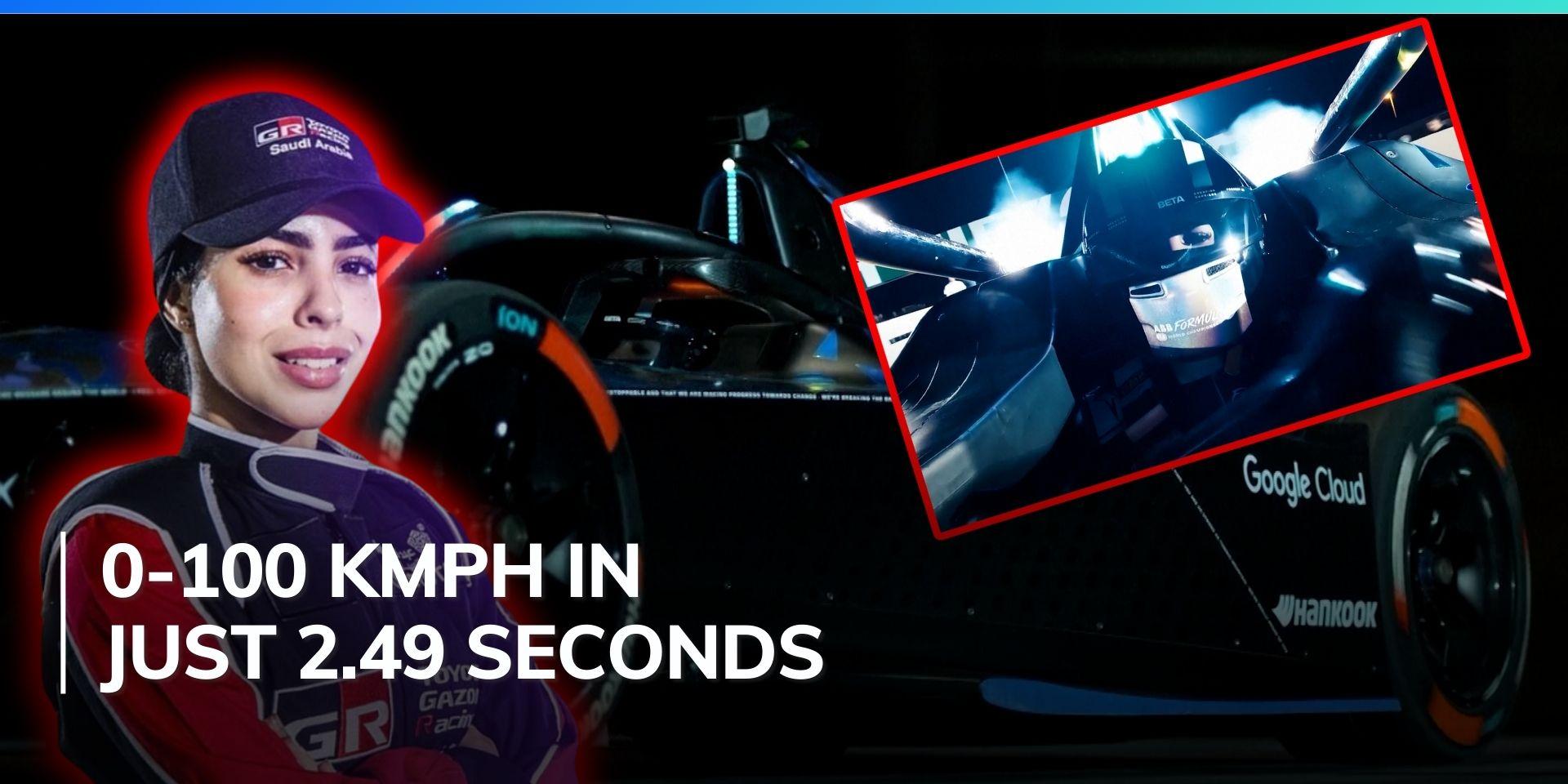 Watch: Saudi Arabian female racer Reem Al Aboud breaks world record in ...