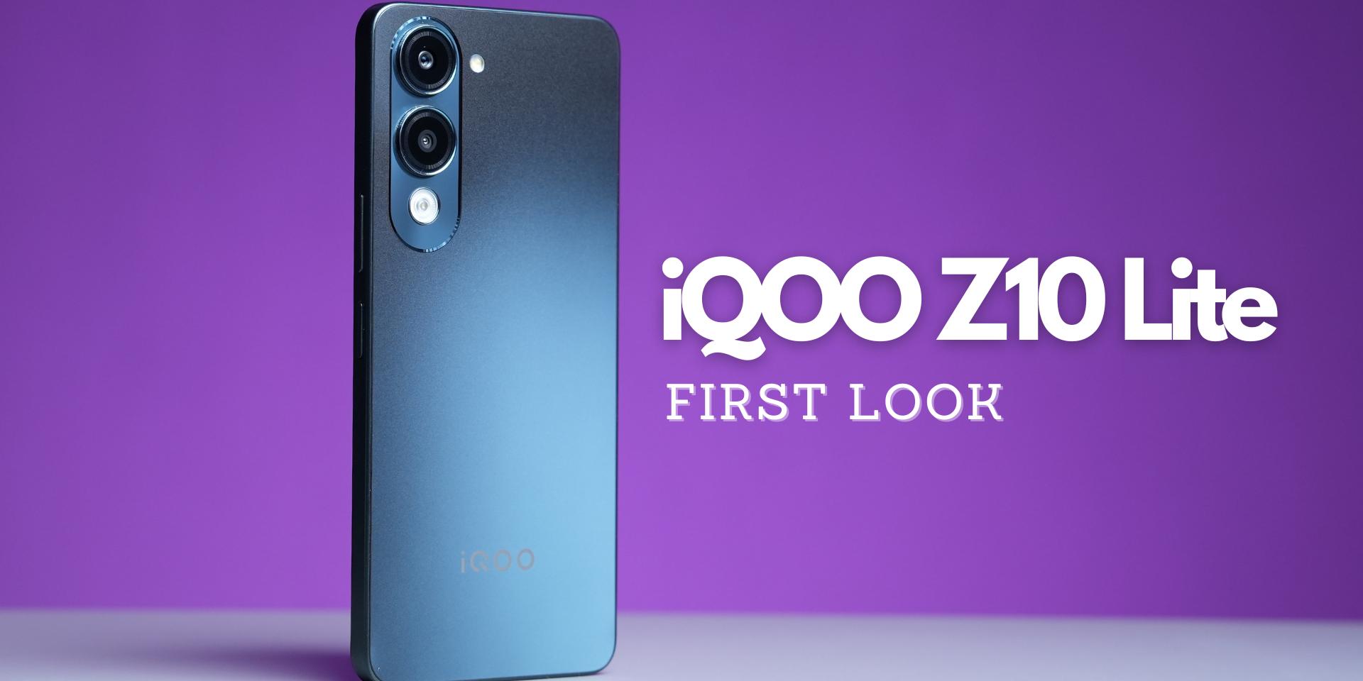 iQOO Z10 Lite Unboxing & First Look: A budget phone that looks bougie ...