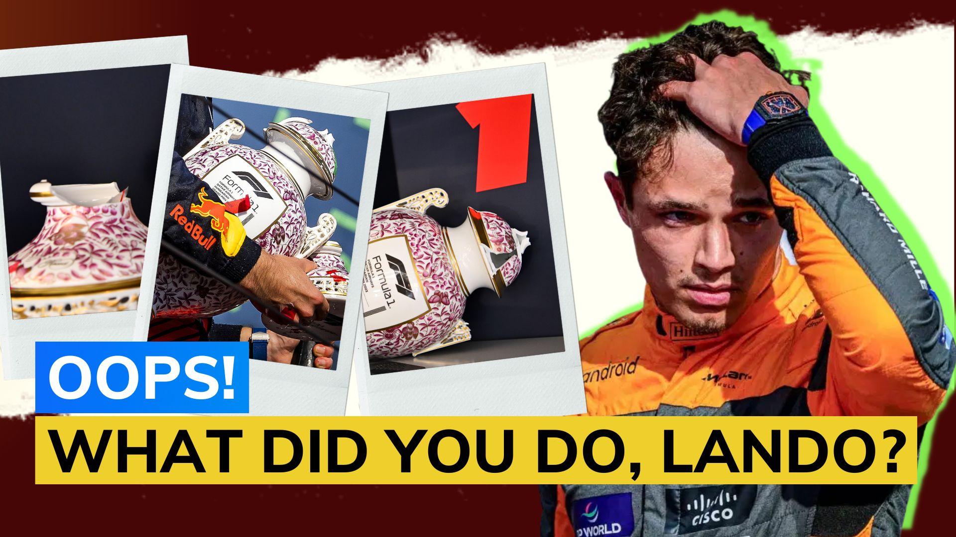 Hungarian Grand Prix: Lando Norris‘ cheeky suggestion after shattering ...