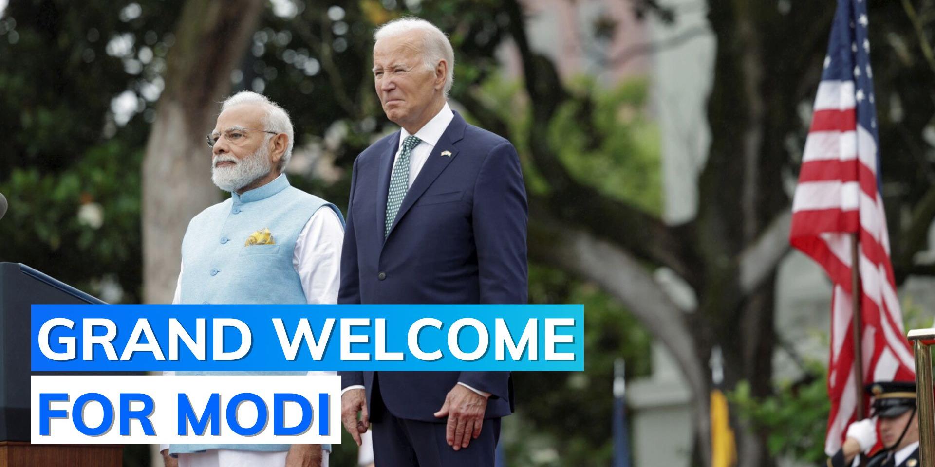 19-gun salute for PM Modi at White House | Watch | Editorji